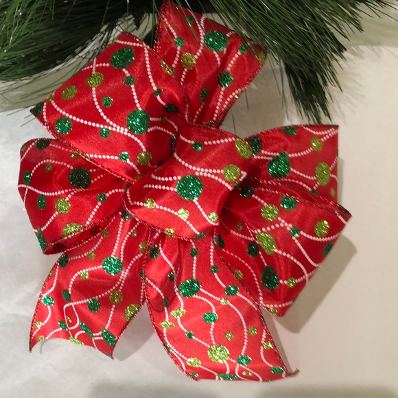 Hand Crafted | Holiday | 8 Large Christmas Tree Bows Nwt | Poshmark